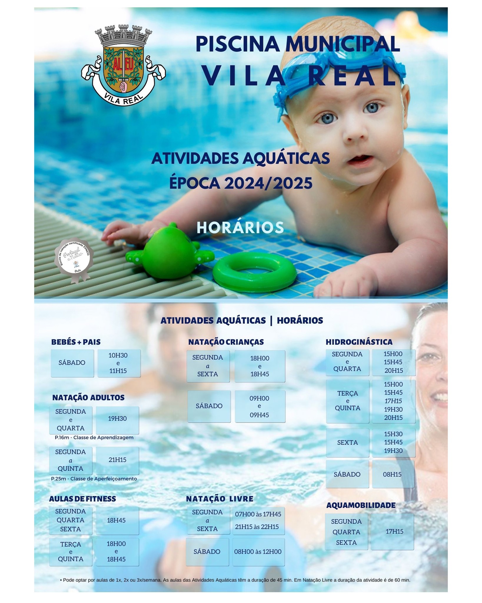 Piscina Municipal Coberta de Vila Real abre ao público segunda-feira ...