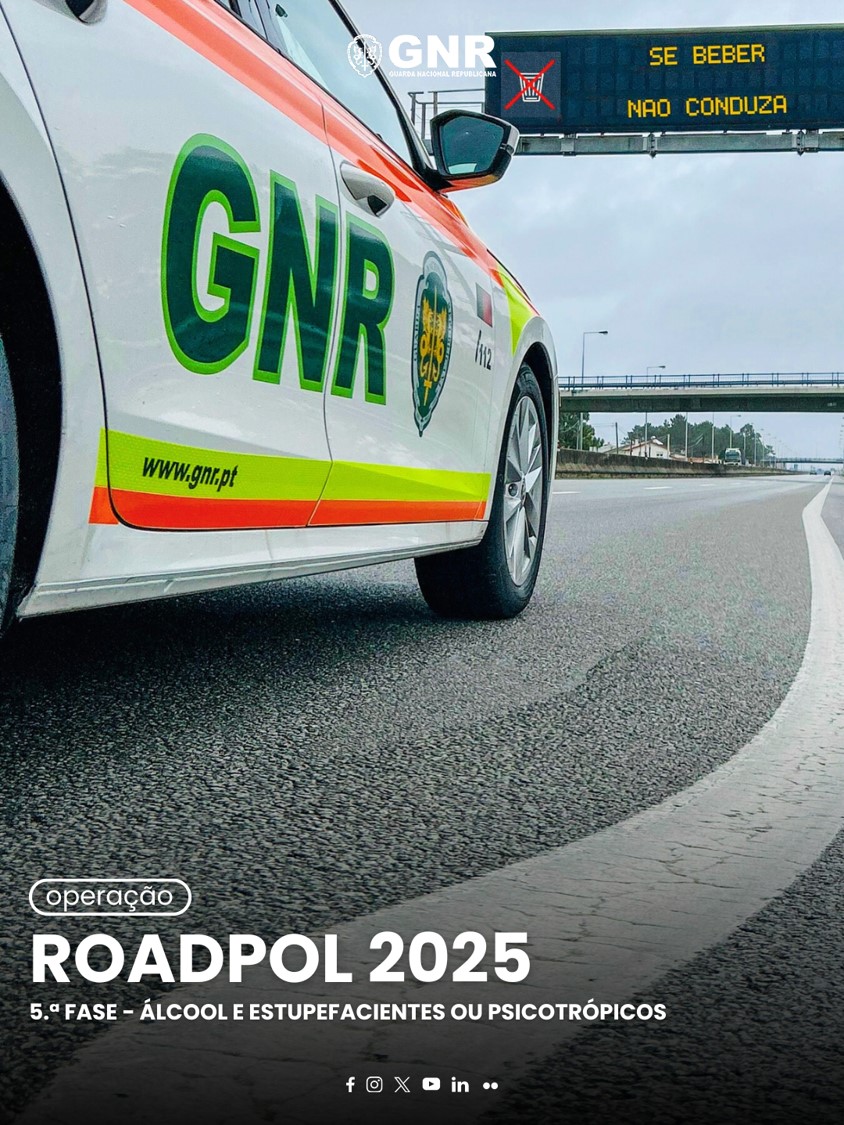 GNR efetua operação “RoadPol – Álcool e estupefacientes ou ...